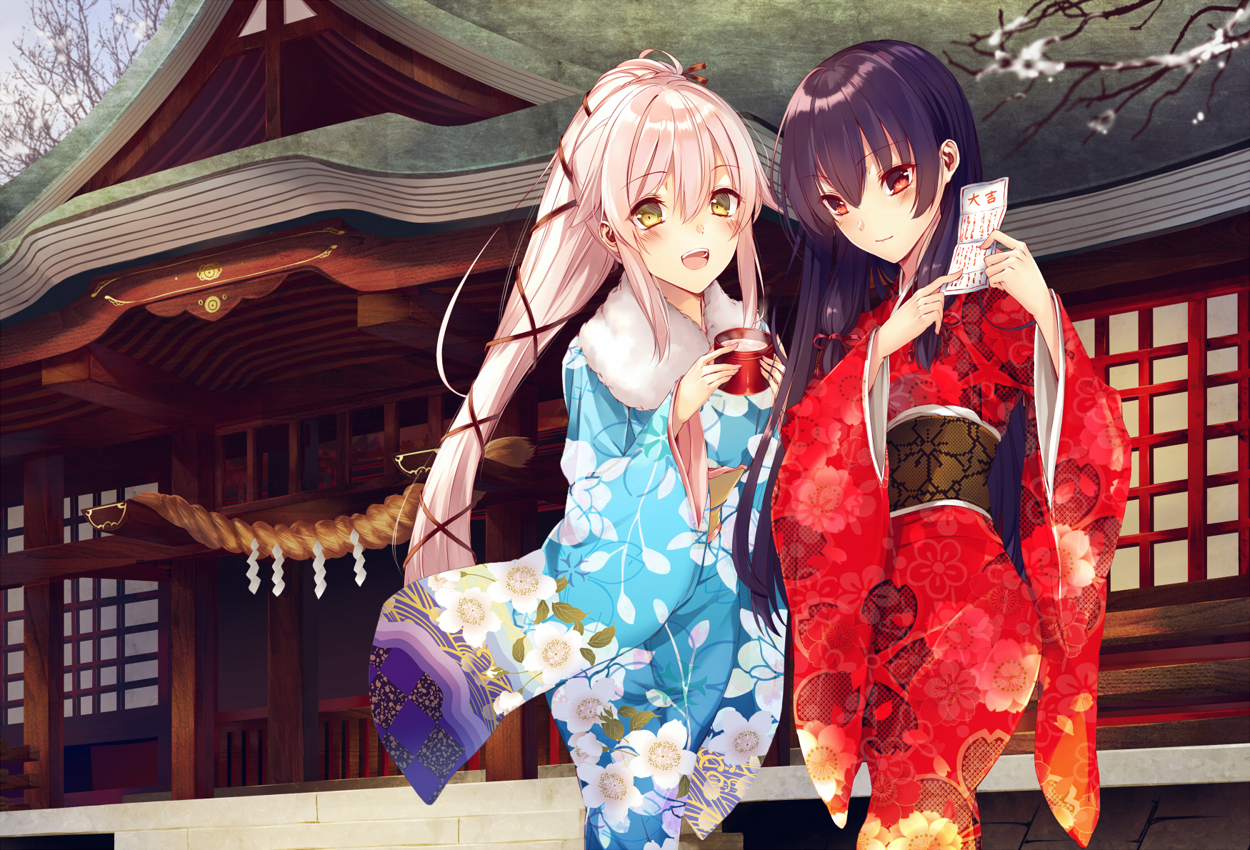 Saijou Haruki Kantai Collection Isokaze Kancolle Yura Kancolle Kimono 342739 Yandere